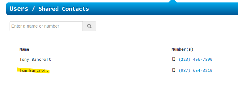 How To: Use Shared Contacts – CallRevu Support Center
